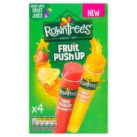 Rowntree's Fruit Push Up Strawberry & Tropical 4x90ml - Dunnes Stores
