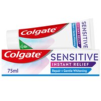 Colgate Sensitive Instant Relief Repair + Gentle Whitening Toothpaste ...