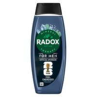 Radox Mineral Therapy 2-in-1 Shower Gel & Shampoo Feel Energised 450 ml ...