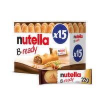 Nutella B-ready Hazelnut Chocolate Spread Filled Cereal Snack Bar ...