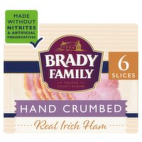 Brady Family 6 Hand Crumbed Real Irish Ham Slices 80g - Dunnes Stores