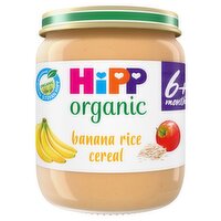 HiPP Organic Banana Rice Cereal Baby Food Jar 4+ Months 125g - Dunnes ...