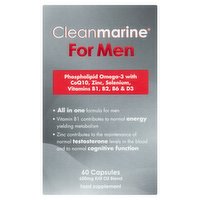 Cleanmarine for Men 60 Capsules 53.4g - Dunnes Stores