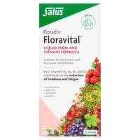 Floradix Floravital Liquid Iron and Vitamin Formula Food Supplement ...