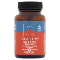 Terra Nova Digestive Enzyme Complex 50 Vegetarian Capsules Food ...