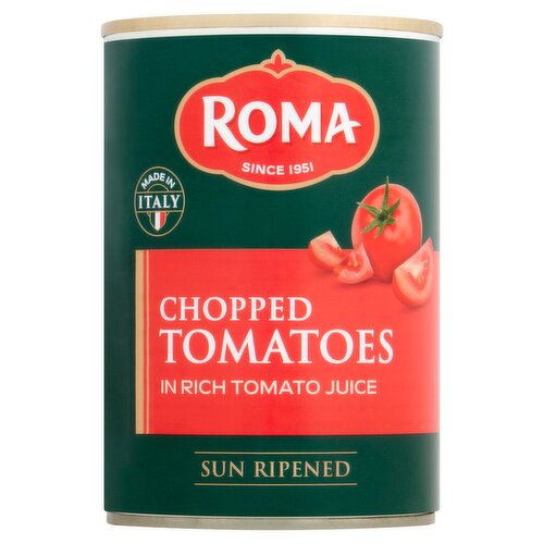 Roma Chopped Tomatoes in Rich Tomato Juice 400g - Dunnes Stores