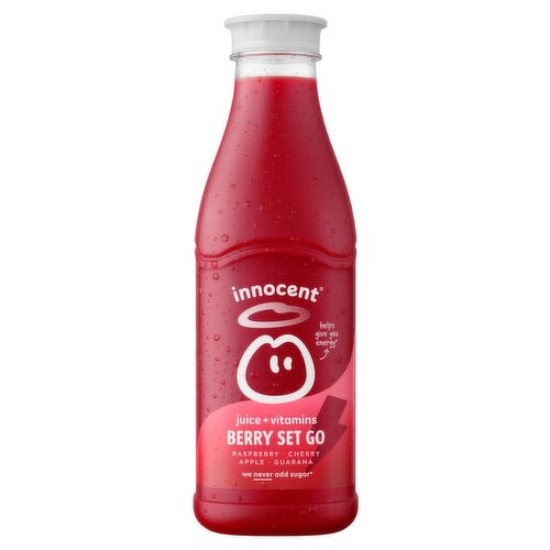 innocent Plus Berry Set Go Raspberry & Cherry Juice with Vitamins 750ml ...
