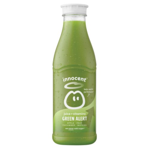innocent Plus Green Alert, Apple & Pear Juice with Vitamins 750ml ...