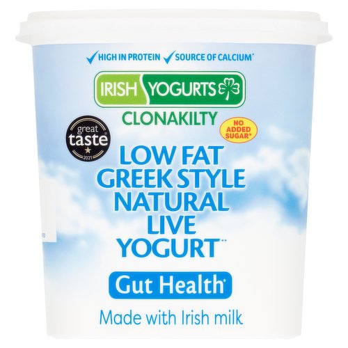Irish Yogurts Clonakilty Low Fat Greek Style Natural Live Yogurt 1kg ...