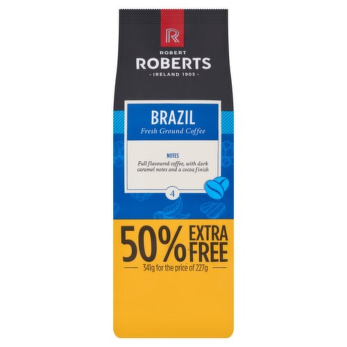 Robert Roberts Brazil Fresh Ground Coffee 341g - Dunnes Stores