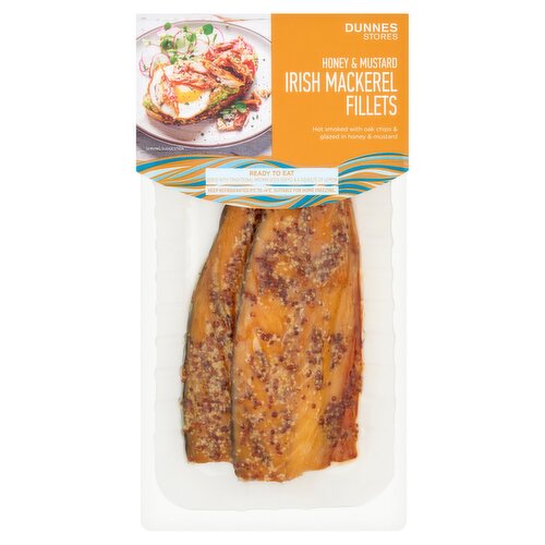 Dunnes Stores Honey & Mustard Irish Mackerel Fillets 160g - Dunnes Stores