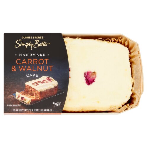 Dunnes Stores Simply Better Irish Handmade Carrot & Walnut Cake 300g ...