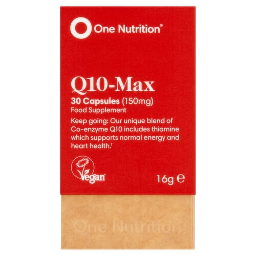 One Nutrition Q10-Max 30 Capsules 16g - Dunnes Stores