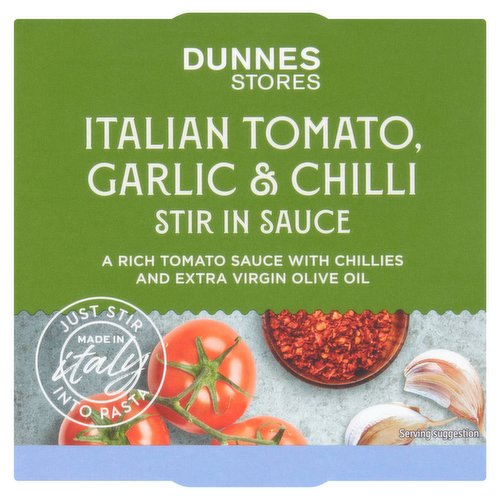Dunnes Stores Italian Tomato, Garlic & Chilli Stir in Sauce 150g ...