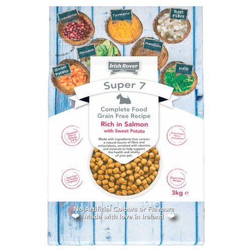 Irish Rover Select Super 7 Complete Food Rich in Salmon with Sweet ...