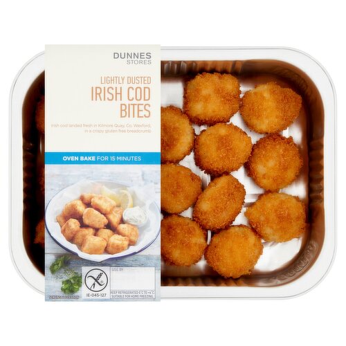 Dunnes Stores Lightly Dusted Irish Cod Bites 240g - Dunnes Stores