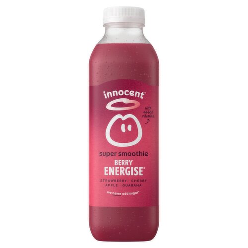 innocent Berry Energise, Strawberry, Cherry, Apple & Guarana Super ...