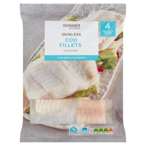 Dunnes Stores Skinless Cod Fillets 400g - Dunnes Stores