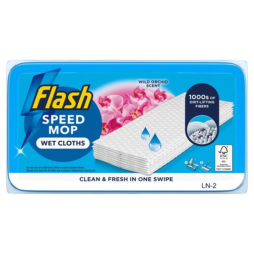 Flash Speedmop Wet Floor Cleaning Wipes, 24 Cloths - Dunnes Stores