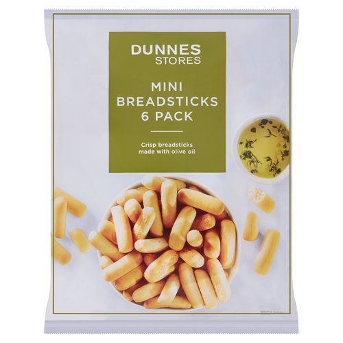 Dunnes Stores Mini Breadsticks 6 x 20g (120g) - Dunnes Stores