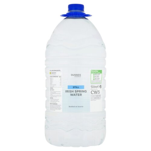 Dunnes Stores Still Irish Spring Water 5 Litre - Dunnes Stores