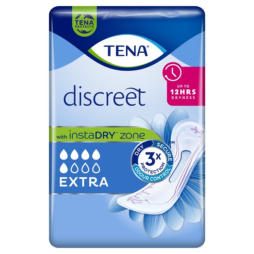TENA Discreet Extra Incontinence Pads x 10 - Dunnes Stores