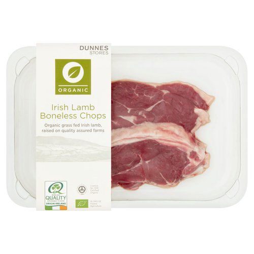 Dunnes Stores Organic Irish Lamb Boneless Chops 240g - Dunnes Stores