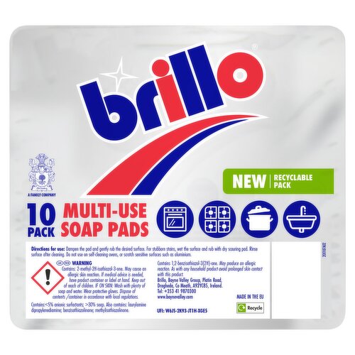 Brillo 10 Multi-Use Soap Pads - Dunnes Stores
