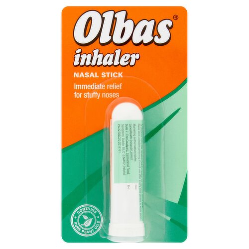 Olbas Inhaler Nasal Stick 695mg - Dunnes Stores