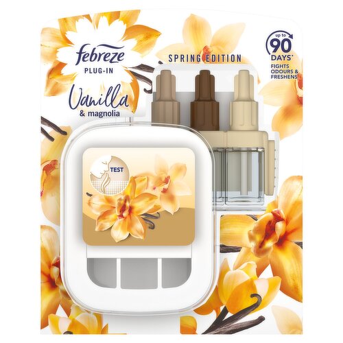 Febreze 3Volution Air Freshener Plug In Starter Kit Vanilla & Magnolia ...
