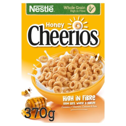 Nestlé Cheerios Honey Multigrain Hoop Breakfast Cereal 370g - Dunnes Stores