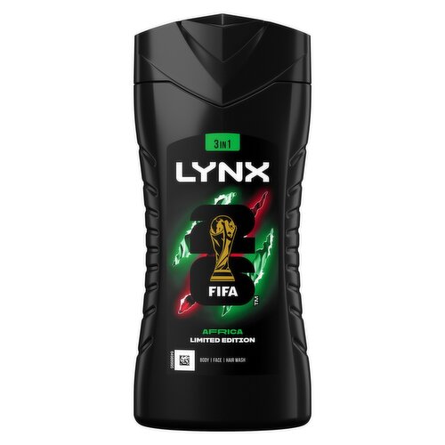Lynx Limited Edition FIFA Africa 3-in-1 Body Wash 225 ml - Dunnes Stores