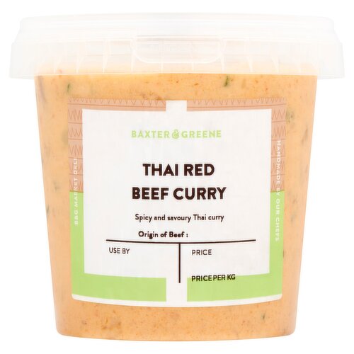 Baxter & Greene Thai Beef Red Curry 620g - Dunnes Stores