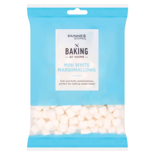 Dunnes Stores Baking at Home Mini White Marshmallows 125g - Dunnes Stores