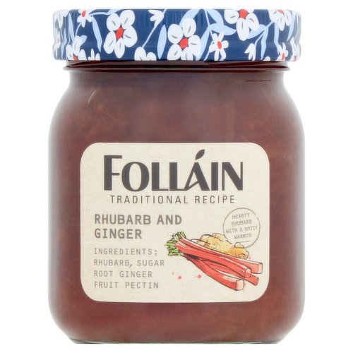 Folláin Traditional Recipe Rhubarb & Ginger 370g - Dunnes Stores