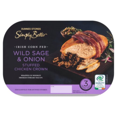 Dunnes Stores Simply Better Irish Corn Fed Wild Sage & Onion Stuffed ...