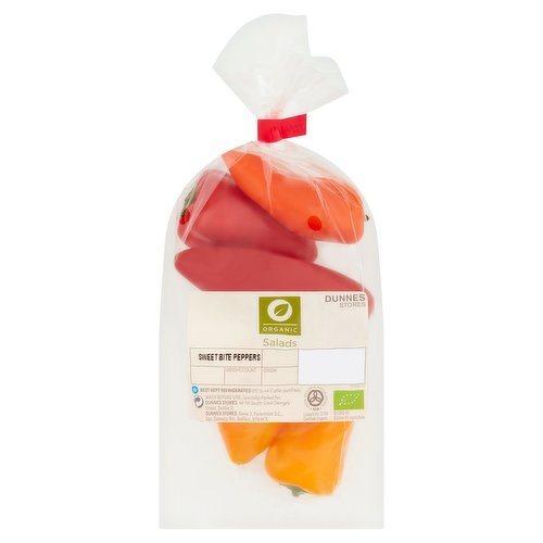 Dunnes Stores Organic Salads Sweet Bite Peppers - Dunnes Stores