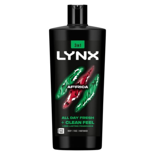 Lynx 3-in-1 Body Wash Africa 700 ml - Dunnes Stores