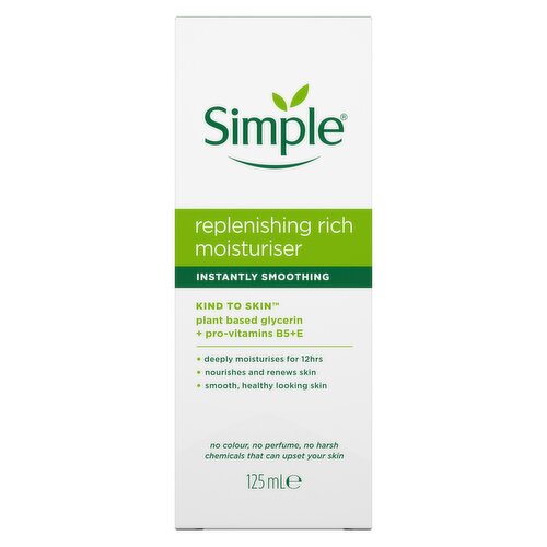 Simple Lotion Replenishing Rich 125 ml - Dunnes Stores