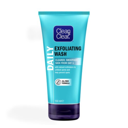 Clean & Clear Exfoliating Daily Wash Face Wash Scrub 150ml - Dunnes Stores