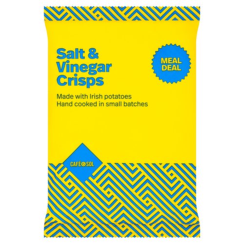 Café Sol Salt & Vinegar Crisps 50g - Dunnes Stores