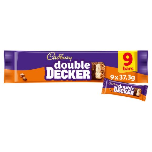 Cadbury Double Decker Chocolate Bar 9 Pack Multipack 335.7g - Dunnes Stores