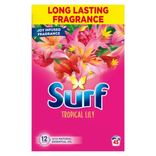 Surf Washing Powder Tropical Lily 45 washes 2.25 kg - Dunnes Stores