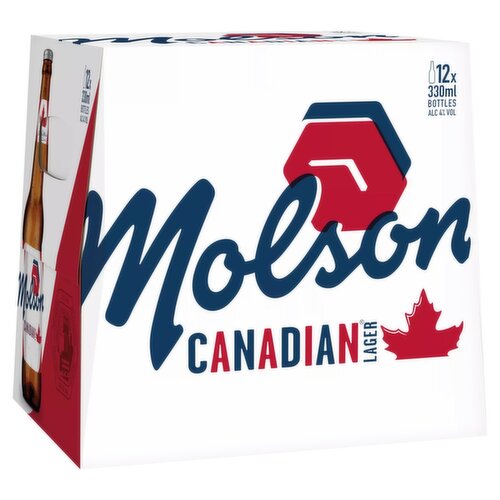 Molson Canadian Lager 12 x 330ml - Dunnes Stores