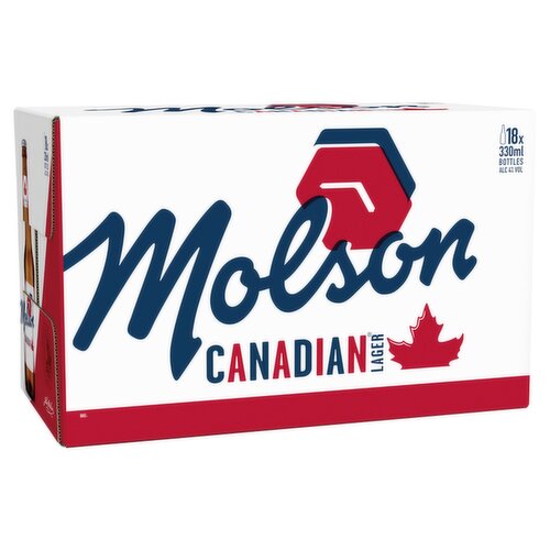 Molson Canadian Lager Beer 18 x 330ml - Dunnes Stores