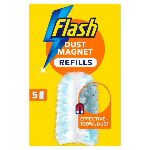 Flash Dust Magnet Duster Refills 5ct - Dunnes Stores