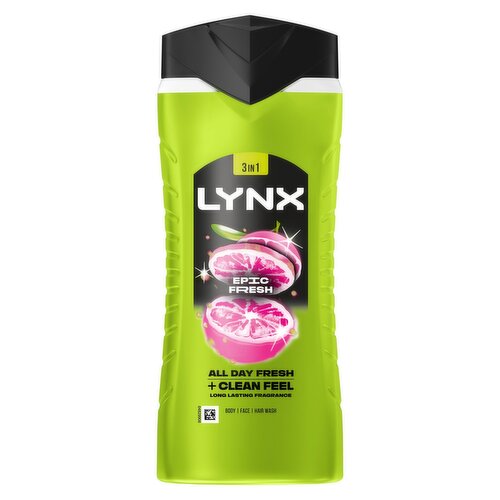 Lynx 3-in-1 Body Wash Epic Fresh XXL 500 ml - Dunnes Stores