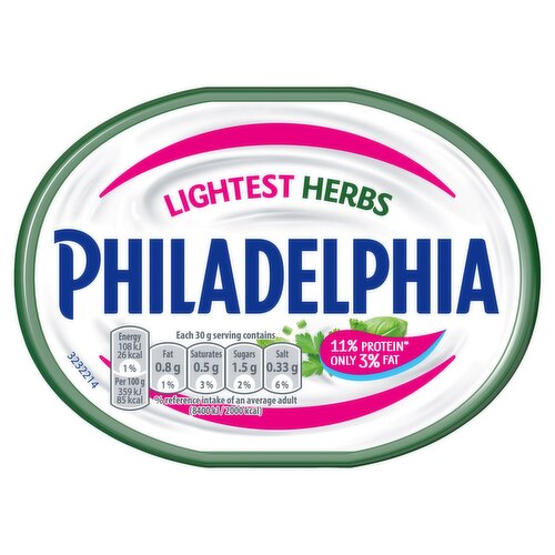Philadelphia Lightest Herbs 165g - Dunnes Stores