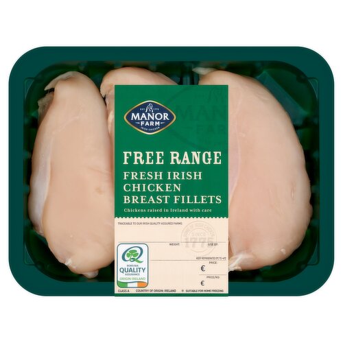 Manor Farm Free Range Fresh Irish Chicken Breast Fillets 420g - Dunnes ...