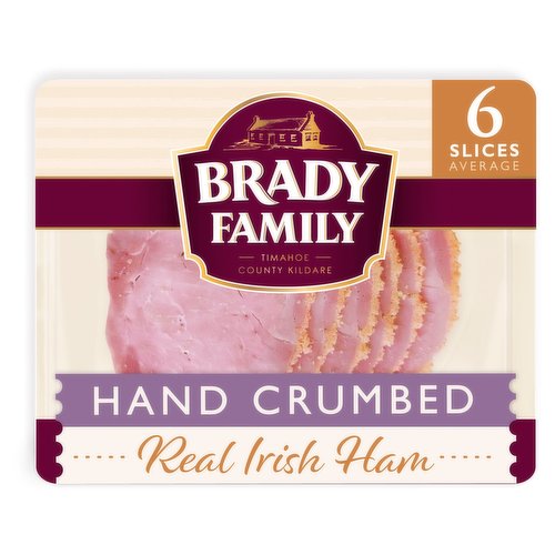 BRADY FAMILY 6 Hand Crumbed Real Irish Ham 80g - Dunnes Stores